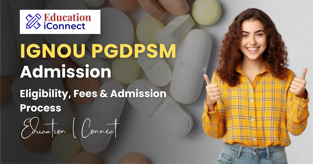 IGNOU PG Diploma in Pharmaceutical Sales Management Admission 2026
